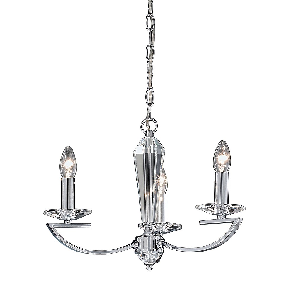 Artemis 3 light Fitting Chrome Finish | Weybridge Lights