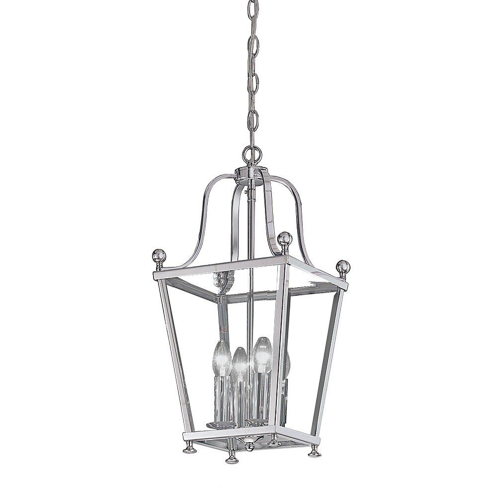 Ceiling Lights : Atrio 4 light Lantern Chrome Finish | Weybridge ...